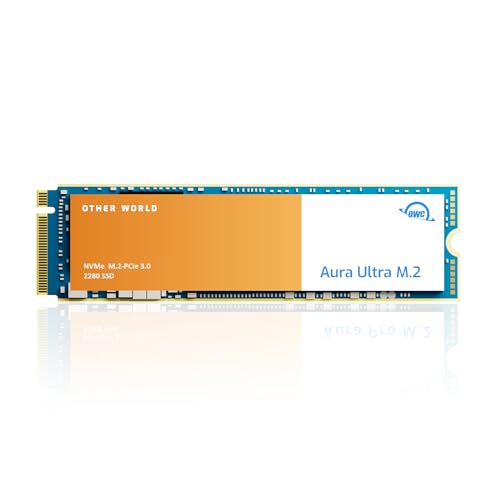 OWC 2TB Aura Ultra III PCIe 3.0 NVMe M.2 2280 SSD Gen 3 Internal Solid State Drive, Up to 3400MB/s Read and 3000MB/S Write Speeds, for PC Laptops, Desktops, Servers PS5 and Gamers (OWCS3DN3P2T20)