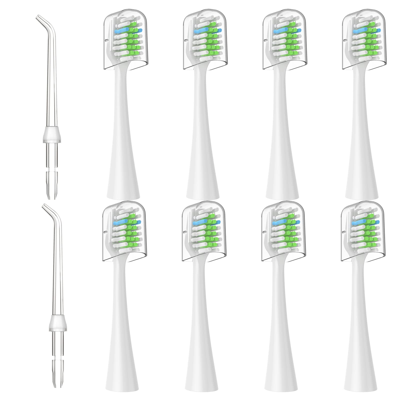 MERUYOO Replacement Heads Compatible with iO, 8Pk