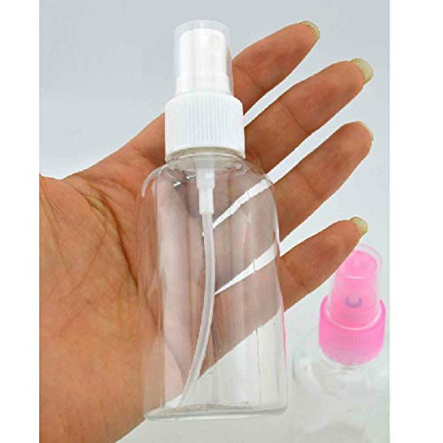 LEUYA Glass Dispenser 3pcs Fine Mist Sprayer Bottles Refillable Empty Small Spray Bottles Container Makeup Cosmetic Atomizers for Hand Cleaning Essential Oils Travel Perfumes Glass Waterbottle