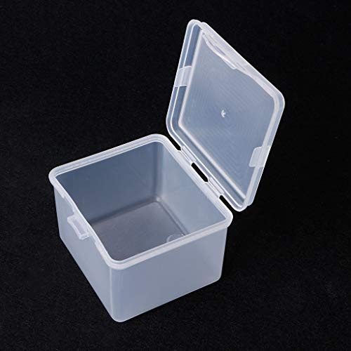 MEELYHOME Rectangular Clear Storage Box Jewelry Beads Collection Container Organiz Clear Storage Boxes With Lids