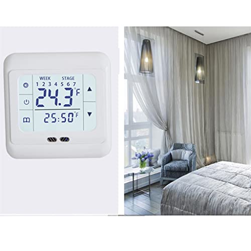 LNYHLXS Programmable Digital Thermoregulator Touch Screen Room Heating Floor Electric System