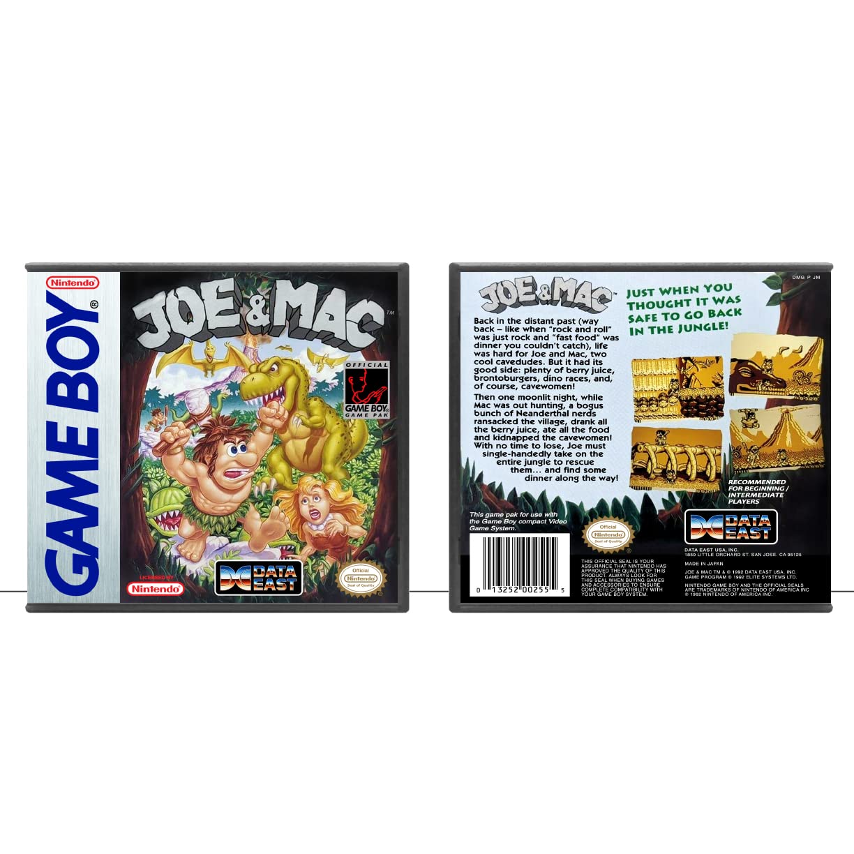 Joe and Mac | (GB) Game Boy - Game Case Only - No Game