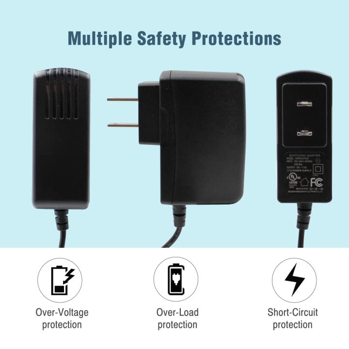 NOONE Power AC Adapter Compatible with Portable Stereo Wireless Speaker Bluetooth Adaptor Wall Home Charger DC Power Supply Cord PSU