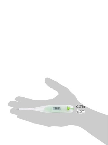 Veridian Healthcare Digital Thermometer | 60-Second Readout | Fahrenheit Measurements | Rigid Tip | Fever Alert | One-Year Warranty