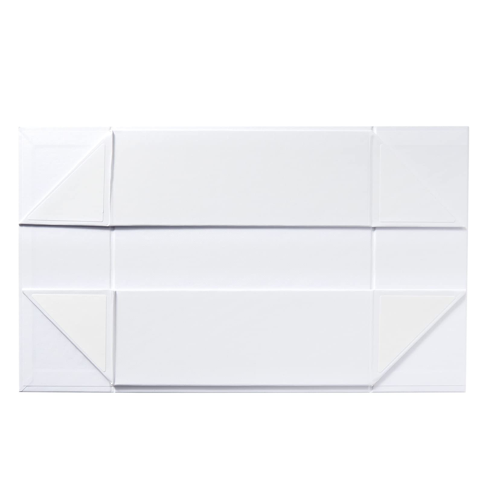 Stockroom Plus 6 Pack Proposal Boxes with Lid for Groomsmen, Bridesmaid, 9.5 x 9.5 x 3.5 Inch Square Glossy White Magnetic Gift Box for Parties, Retail