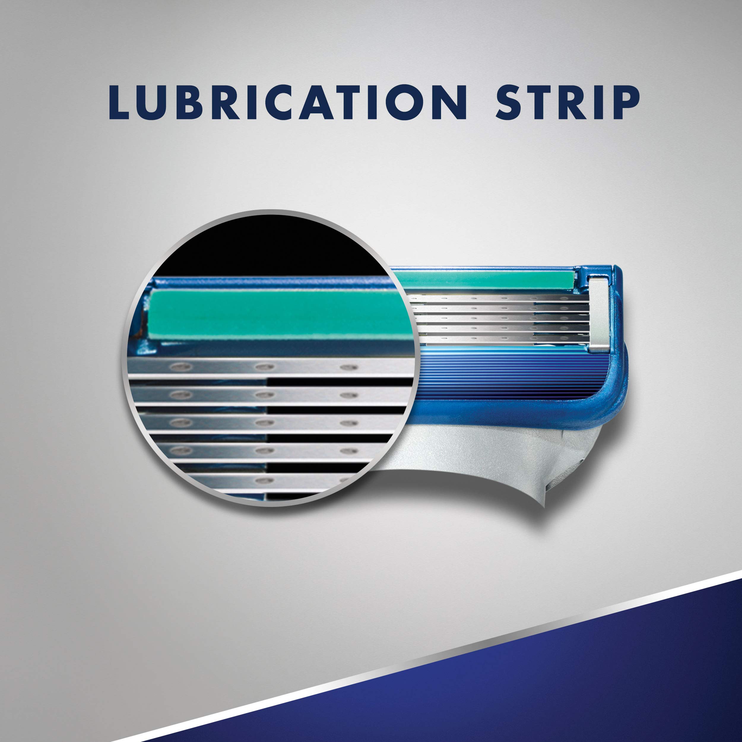 Gillette G5 Men's Razor Handle + 12 Blade Refills - Up to a year’s worth of shaves