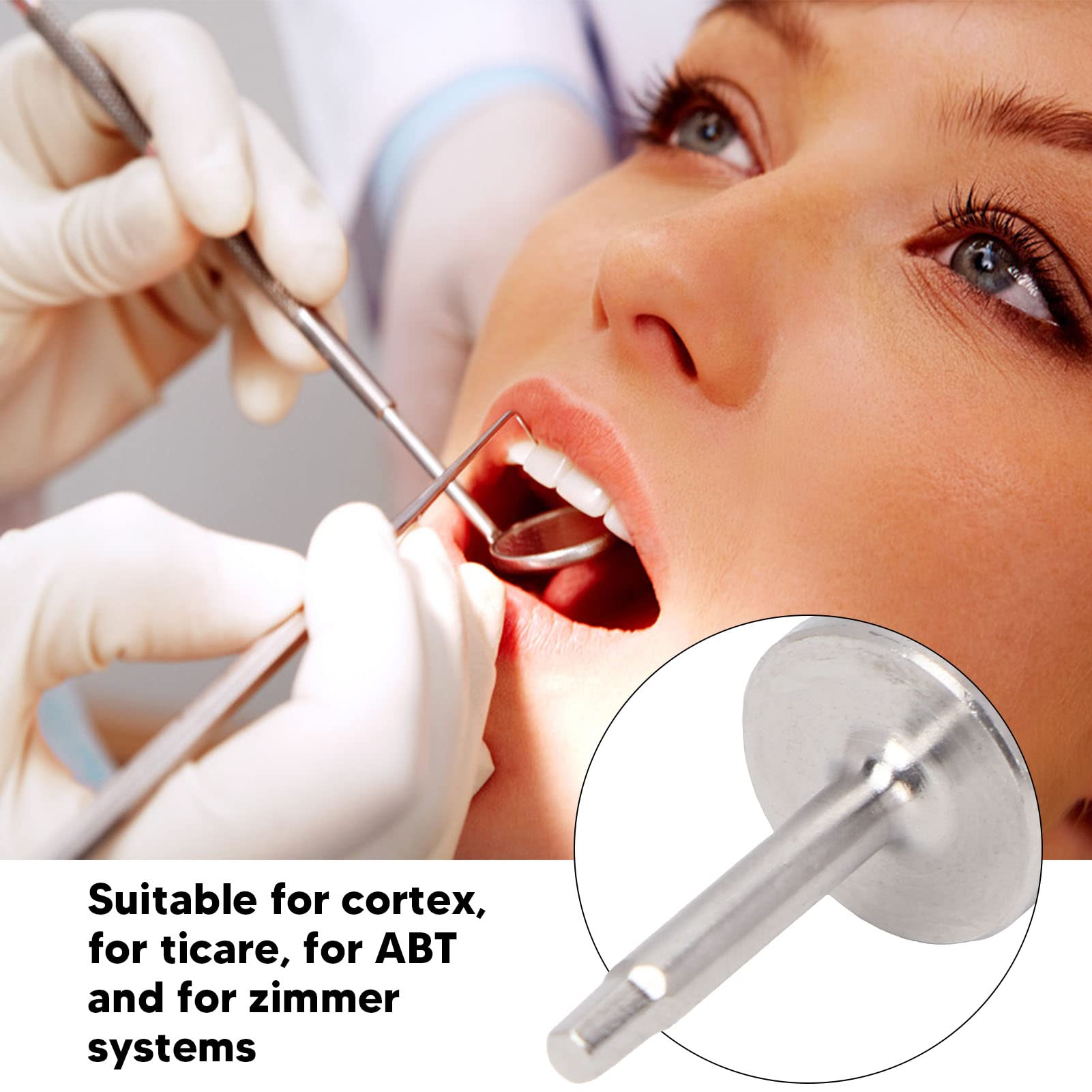 Implant Screw Driver, 1.25 Stainless Steel Micro Oral Dental Implant Screw Driver for Planting Abutment (20mm)