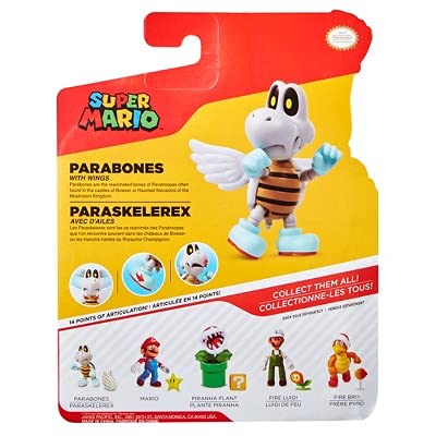 World of Nintendo Nintendo Super Mario Parabones 4β Articulated Figure with Wings for 36 months to 72 months