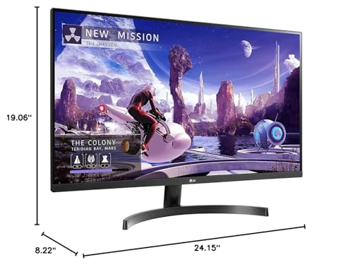 LG 27QN600-B 27" QHD 2560x1440 IPS Monitor with AMD FreeSync, HDR10 Bundle with Deco Gear Wired Gaming Mouse and Deco Gear Large Extended Pro Gaming Mouse Pad