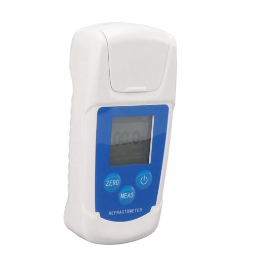 Portable Brix Reader Tester, 0â55% Digital Brix Refractometer High Accuracy Brix Tester Meter for Fruit Juice Beverage Drinks Sugar Content Measuring