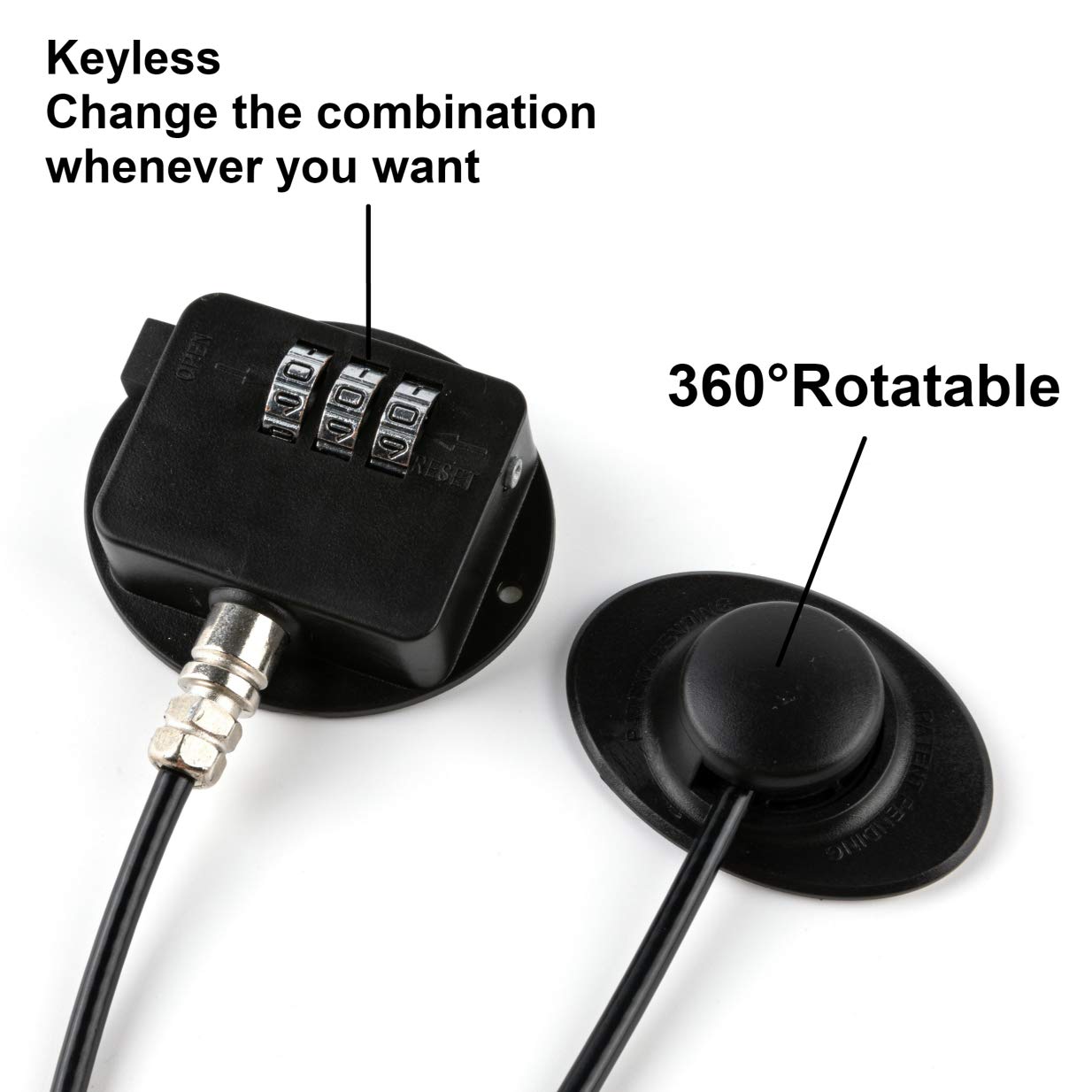 FIGEPO Refrigerator Lock Combination Coded Fridge Lock Freezer Child Safety Lock Door Lock with Strong Adhesive No Keys Needed