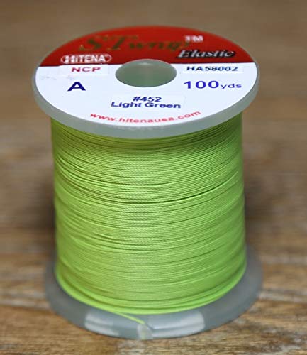 Hitena STWRAP Rod Wrapping Thread - NCP Winding Thread. Sits Perfectly Flat on Blank and Less Fuzzy. Color Never Fades Over Time