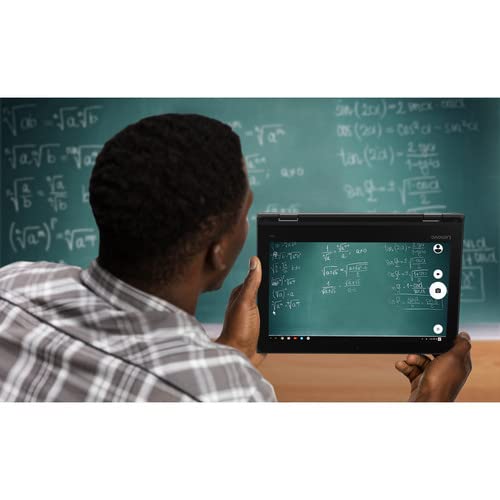 Lenovo Chromebook 500e 2-in-1 Convertible Laptop in Black Intel Quad Core Processor up to 2.2Ghz 64GB eMMC 8GB 11.6in IPS Touchscreen BT Dual Webcam Pen (500e-Renewed)