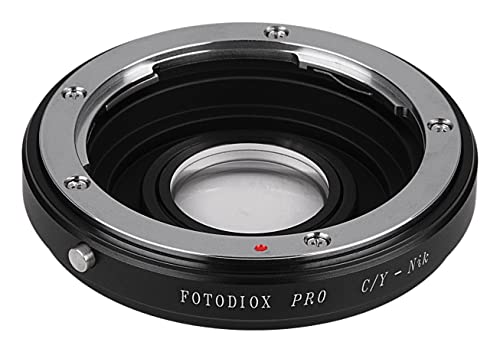 Fotodiox Lens Mount Adapter - Contax/Yashica (C/Y CY) SLR Lens to Nikon Nikkor F Mount Digital Cameras