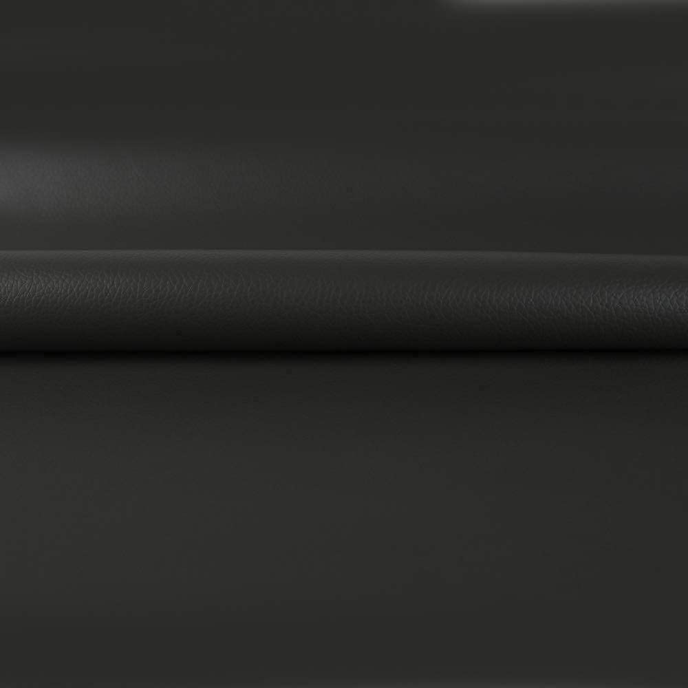 Soft Waterproof Synthetic Fabric Material, Marine Vinyl Faux Leather Sheets,Durable,Replacement Renovate for Upholstery Muscle Car,Furniture, Sofa (54inch x 30inch, Black)