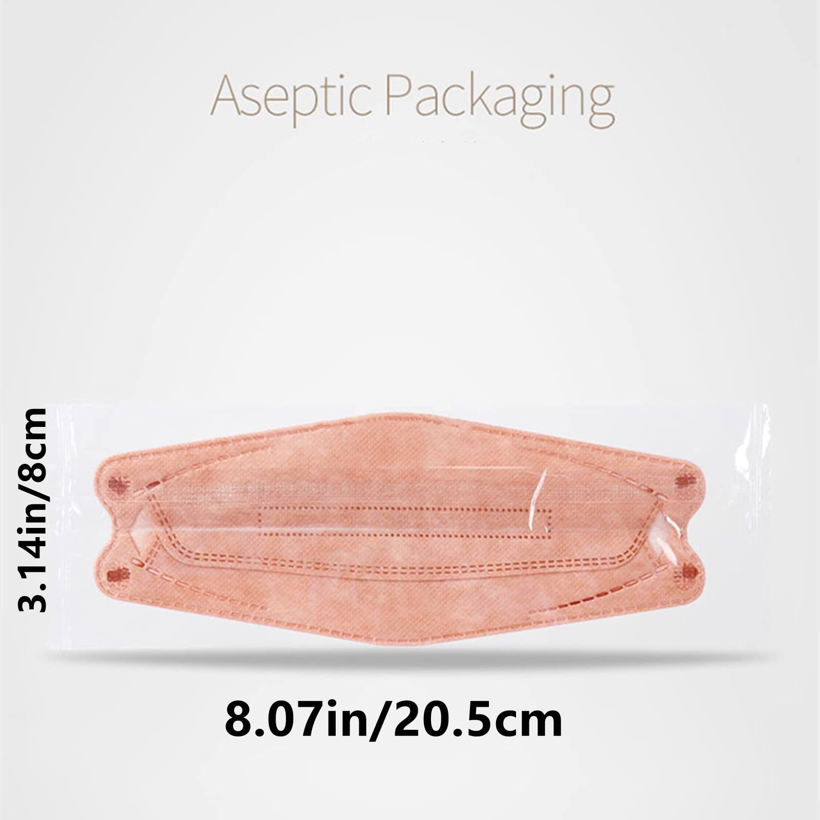SINYEE KF94 Face Protective Mask for Adult - 60 Packs Individually Packaged - 4 Layer Disposable Safety Dust Mask Multicolor