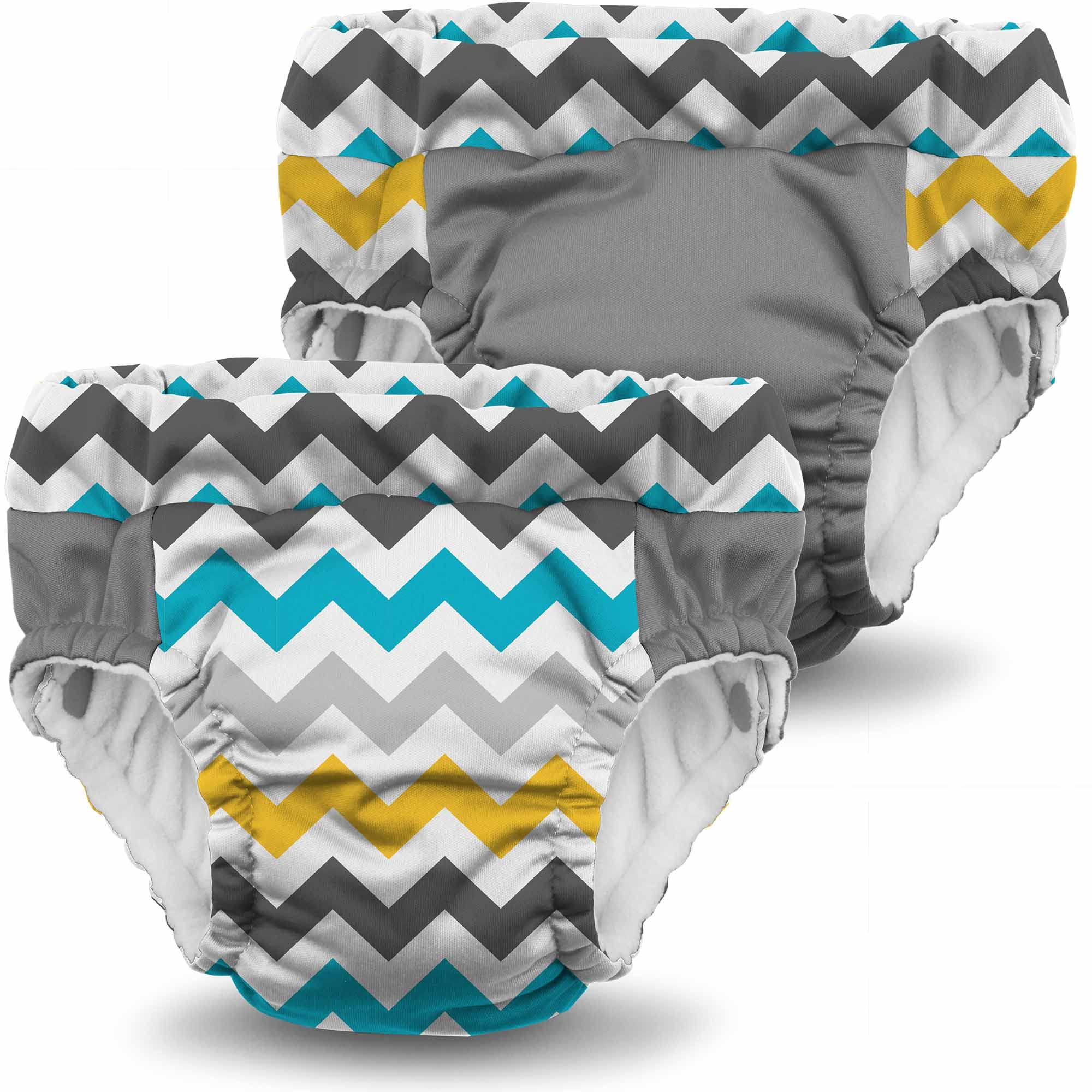 Kanga Care Lil Learnerz Reusable Toilet Training Pants (Medium - Charlie & Platinum)