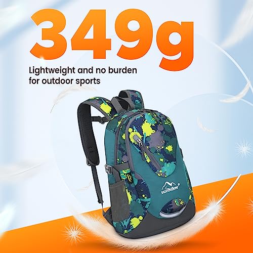 sunhiker Small Cycling Hiking Backpack Water Resistant Travel Backpack Lightweight Daypack M0714 (20-25L)-Colorful Micai