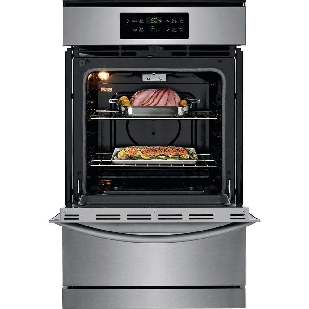 Frigidaire FFGW2426US 24 Inch 3.3 cu. ft. Total Capacity Gas Single Wall Oven with Storage, in Stainless Steel