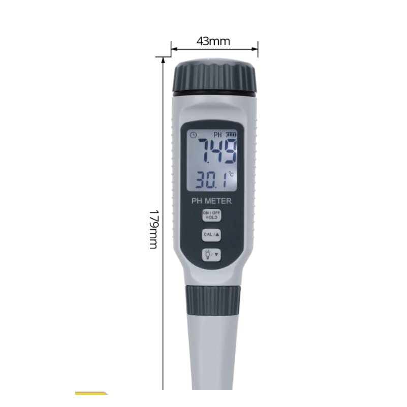LHLLHL Professional Pen Type PH Meter Portable PH Water Quality Tester Acidometer for Aquarium Acidimeter Water PH Acidity Meter