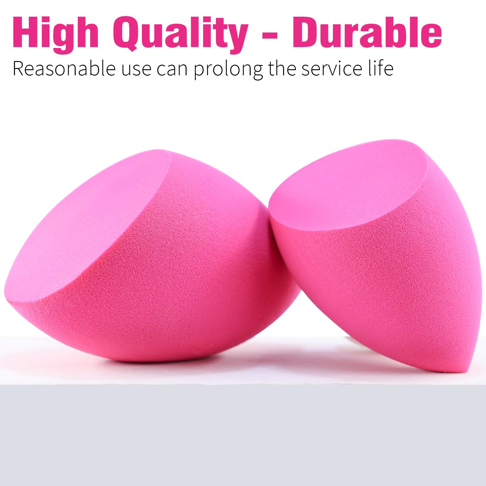 Foonbe 3Pcs Makeup Sponge, Paw Paw Makeup Blending Beauty Sponge, Blender Beauty Sponge Use for Cream, Liquid Makeup and Powder Foundation Beauty Cosmetic (Orange)