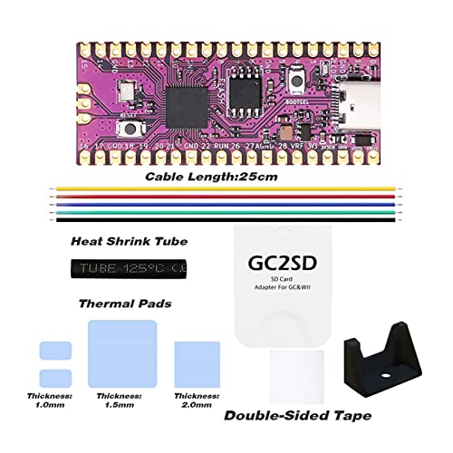Microcontroller Replacement Modchip, Compact Dual Core Plug and Play Microcontroller Board Low Power Consumption for Game Console (White)