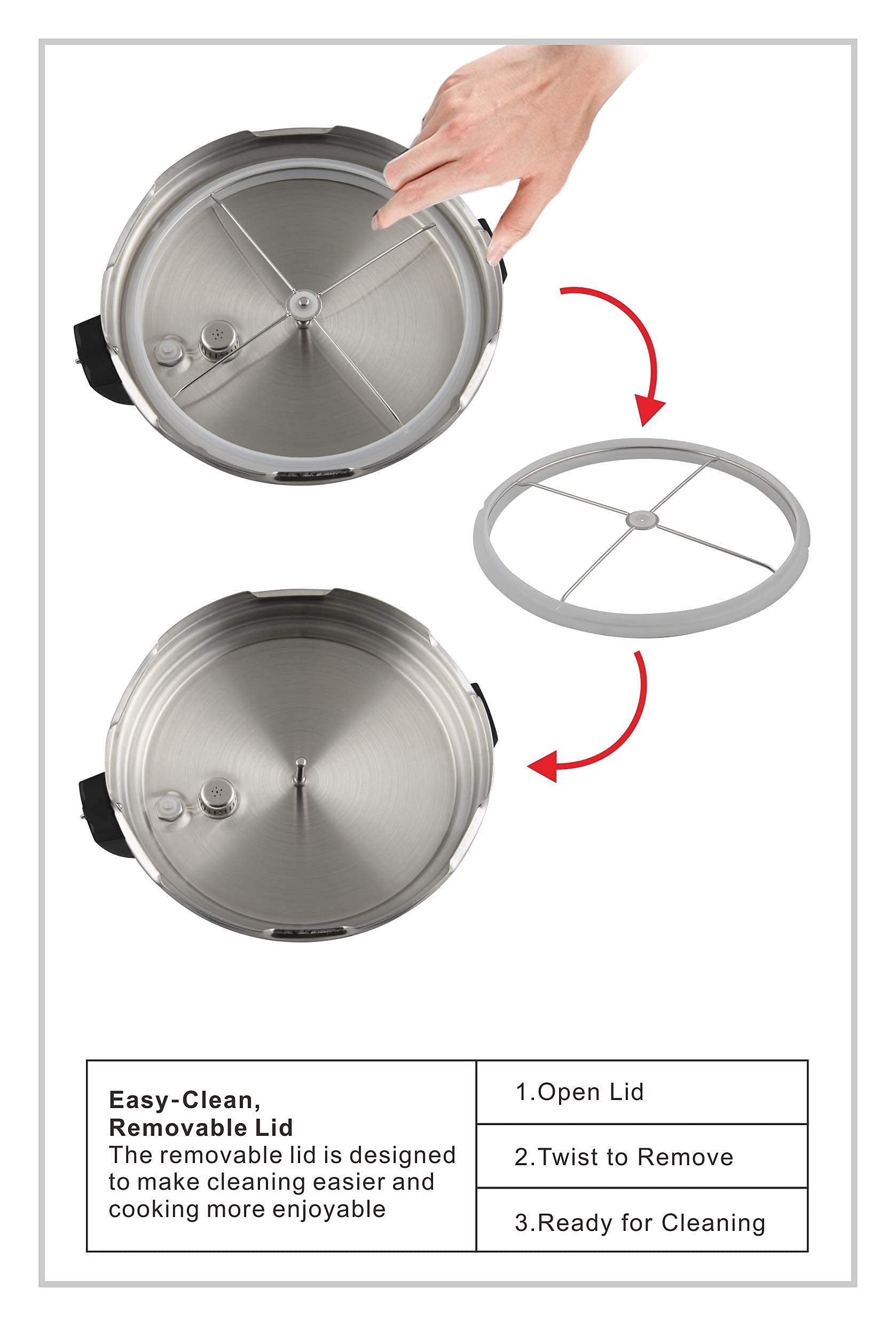 Electric Pressure Cooker Digital Instant Programmable Multicooker Pressure Pot 6 Quart 15 IN ONE Pot 5 Core EPC6QT ⭐⭐⭐⭐⭐Ratings ✔️ Best Deal 👍 (EPC-6QT)
