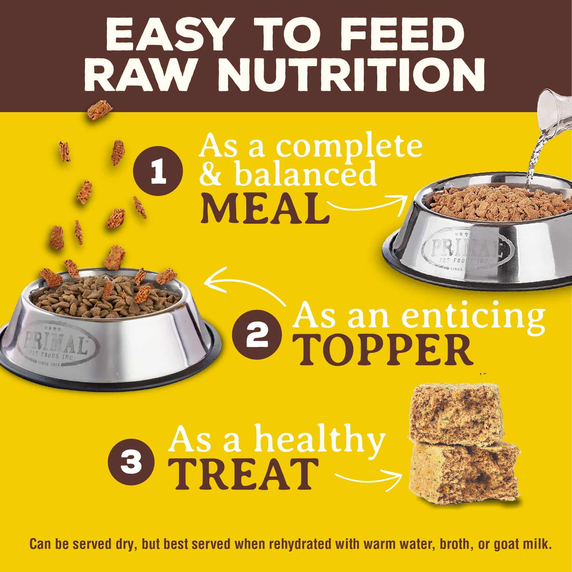 Primal Freeze Dried Dog Bundle, Rabbit Food Nuggets 14oz, Chicken & Pumpkin Treats 2oz, Pork & Maple Treats 2oz, Grain Free, High Protein, High Protein with Probiotics