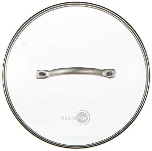 GreenPan Glass Lid with Stainless Steel Handle, 8"