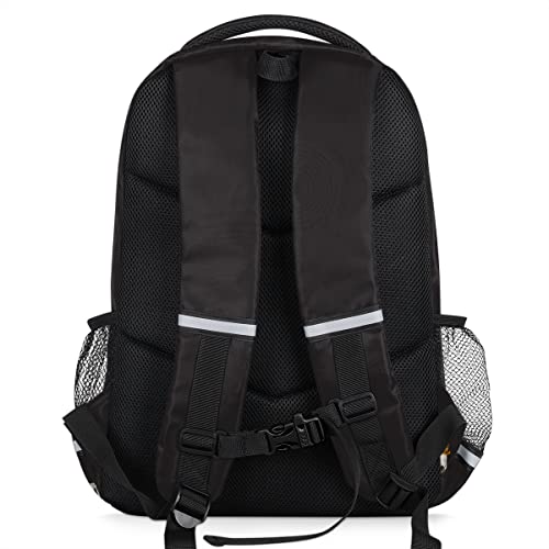 OMFUNS Sugar Skull Custom Name School Backpack for Boy Girl Teen St. Patrick's Day Personalized Student Bookbag for Primary Junior College Customized Laptop Backpack for Men Women