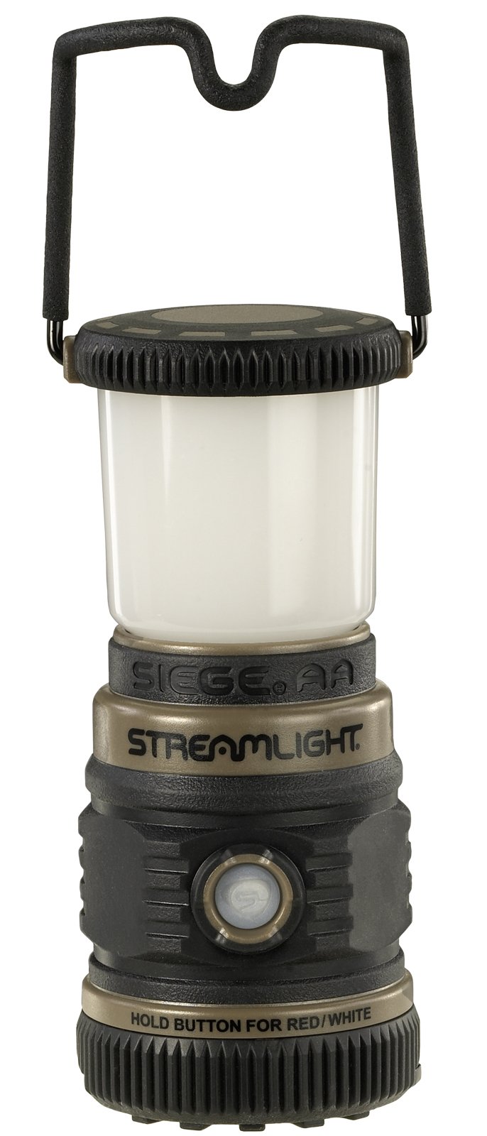 Streamlight 44941 Siege 200-Lumen Ultra-Compact AA Alkaline Outdoor Hand Lantern/Flashlight, Coyote