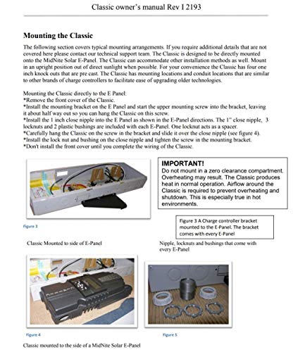 MidNite Solar CLASSIC 250 MPPT Solar Charge Controller 250V