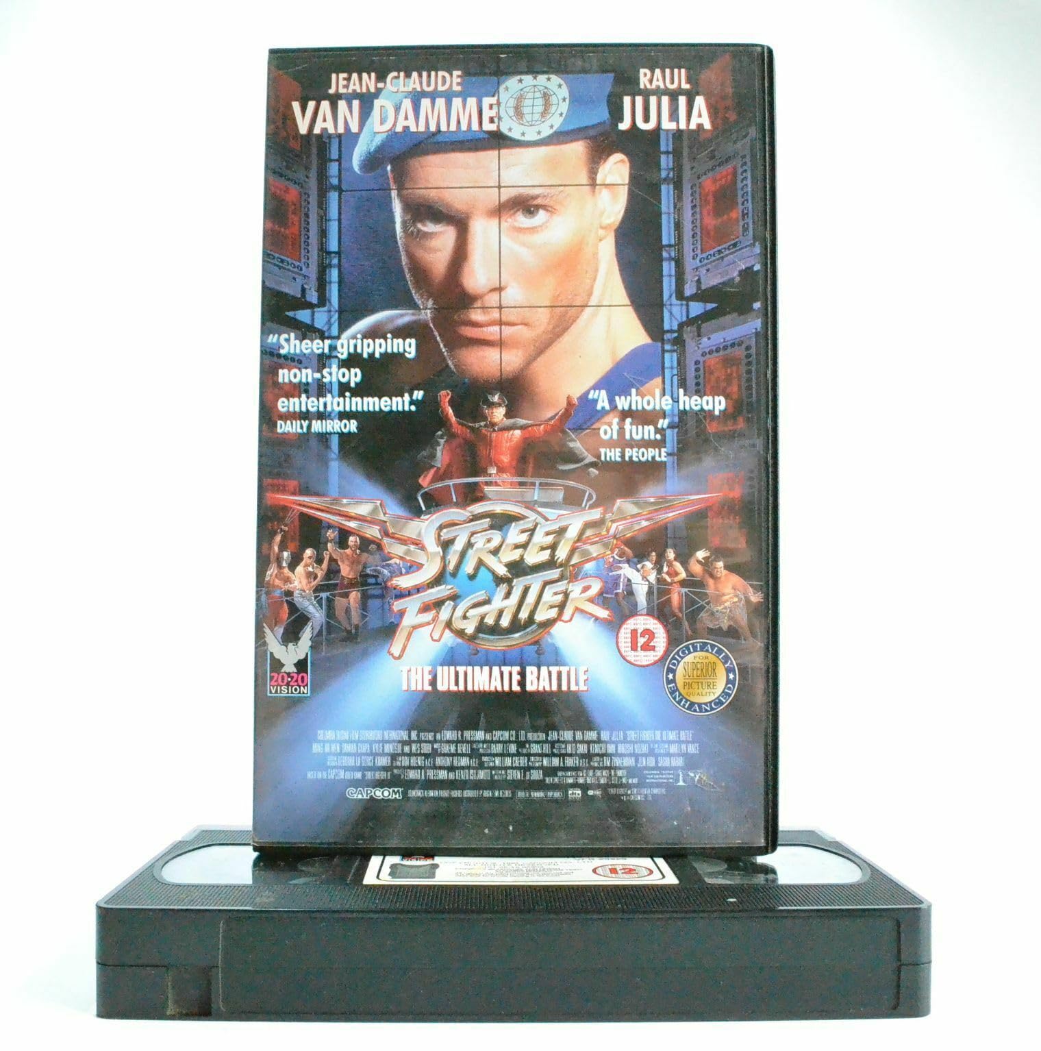 Street Fighter: The Ultimate Battle - Action (1994) - Large Box - R.Julia - VHS
