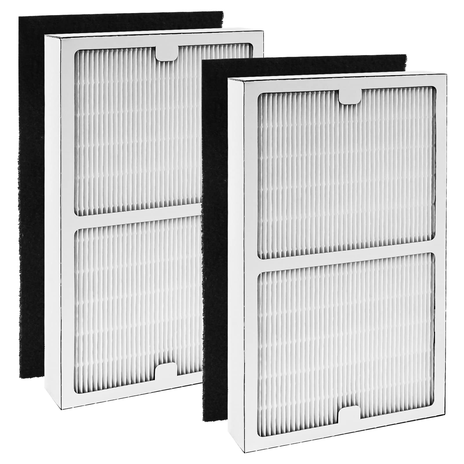 XIMOON IAF-H-100C Hepa Replacement Filter with Idylis Air Purifiers IAP-10-280, IAP-10-200, Part # IAF-H-100C, IAFH100C 2 Type C Hepa Filter + 2 Carbon Pre-Filter