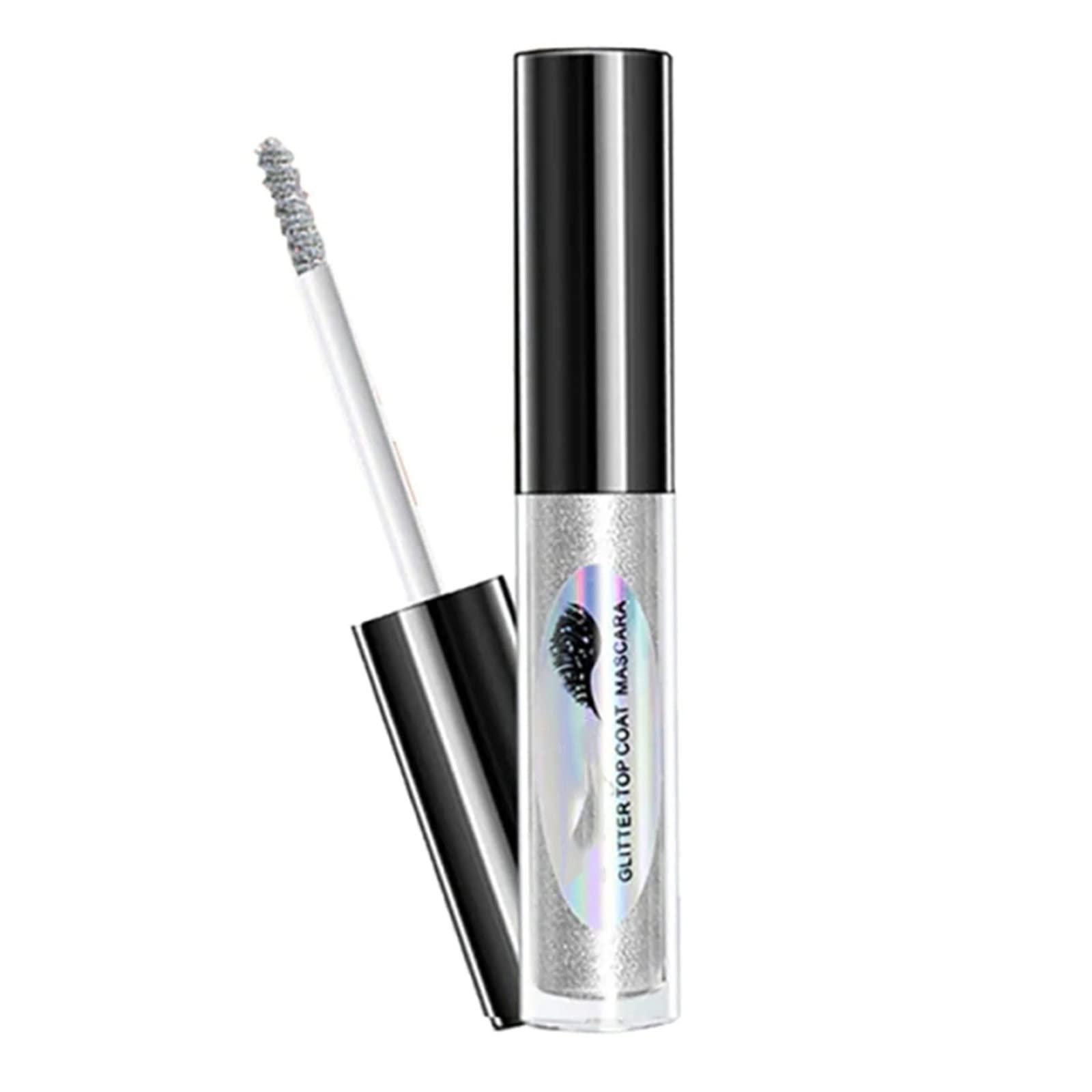 for Party Mascara 4D Diamond Mascara Waterproofs Shining Sparkling and Eyelash Glitter Thickening Lengthening Coat Top Mascara Makeup Products Under 5 Dollars (A, One Size)