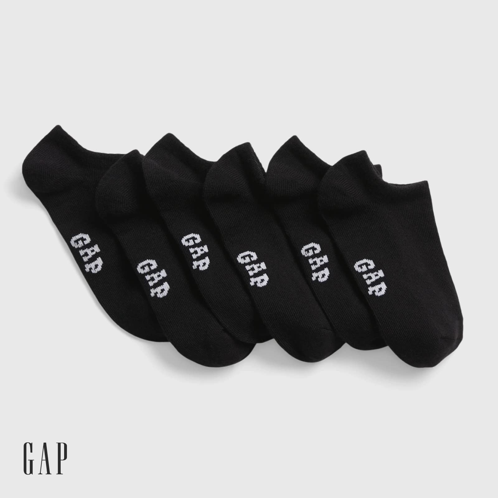 GAP unisex child No Show Socks, White V2 Global, Large US