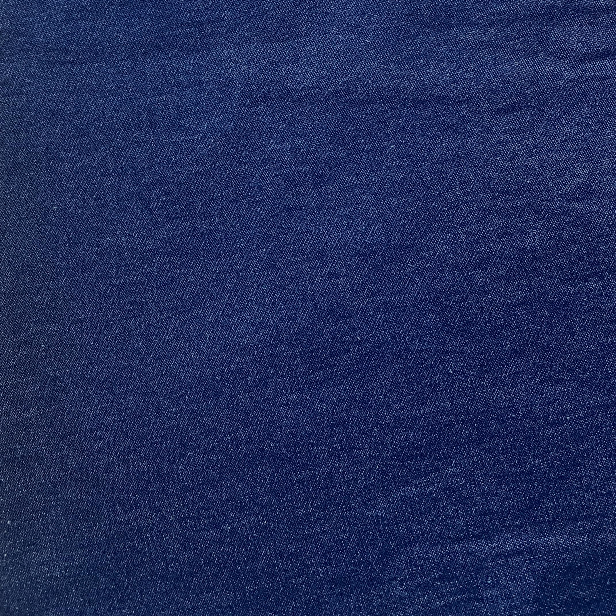 Solid Indigo Denim Fabric by The Yard