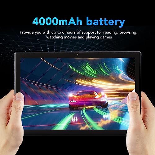 HEEPDD 10.1 Inch Tablet, 100-240V 2GB RAM 32GB ROM Tablet PC 2.4G 5G WiFi Front 5MP Rear 13MP 1280x800 Resolution Multifunction for 8.1 for Reading (Gold)