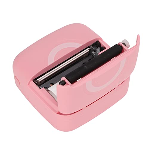 PSDLHMYQ Mini Thermal Bluetooth Pocket Printer Portable 200DPI Sticker Printer USB Charging Handheld Smart Mistakes Photo Printer in Pink