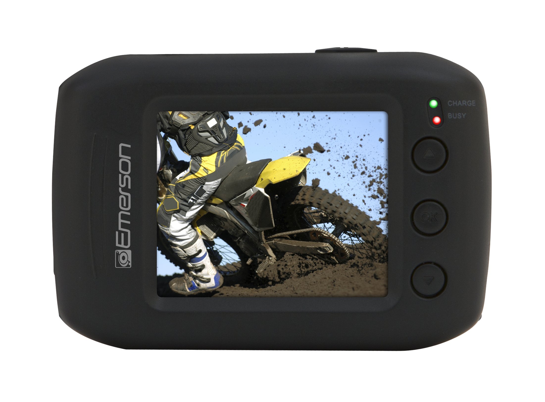 Emerson EVC355RD HD Sports Action Video Camera Kit With Waterproof Case