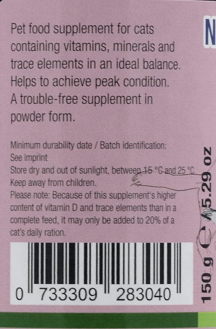 NEKTON Cat-VM Vitamins, Minerals, Taurine, and Arginine for All Cats 150gm / 5.29oz