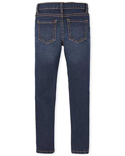 The Children's Place Girls Super Skinny Jeans,Black Wash/Dk Twlight/Victory Blue Wash/Sky Wash 4 Pack,8
