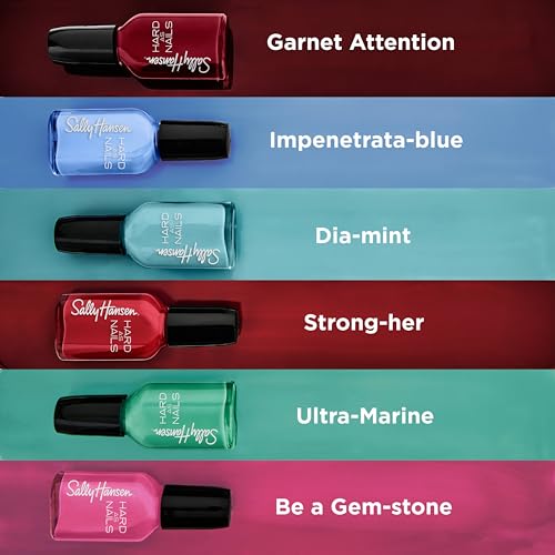 Sally HansenĀ - Hard as Nails Color - Iridescent Sea - Garnet Attention - 0.45 Fl oz(Pack of 1)