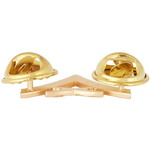 United States Marine Corps (USMC) chevron LCPL Lance Corporal E-3 satin gold