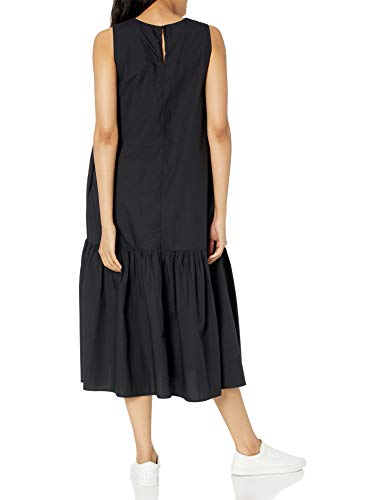 The Drop Women's Ilana Sleeveless Wide Hem Maxi Dress, Black, 3X Plus Size