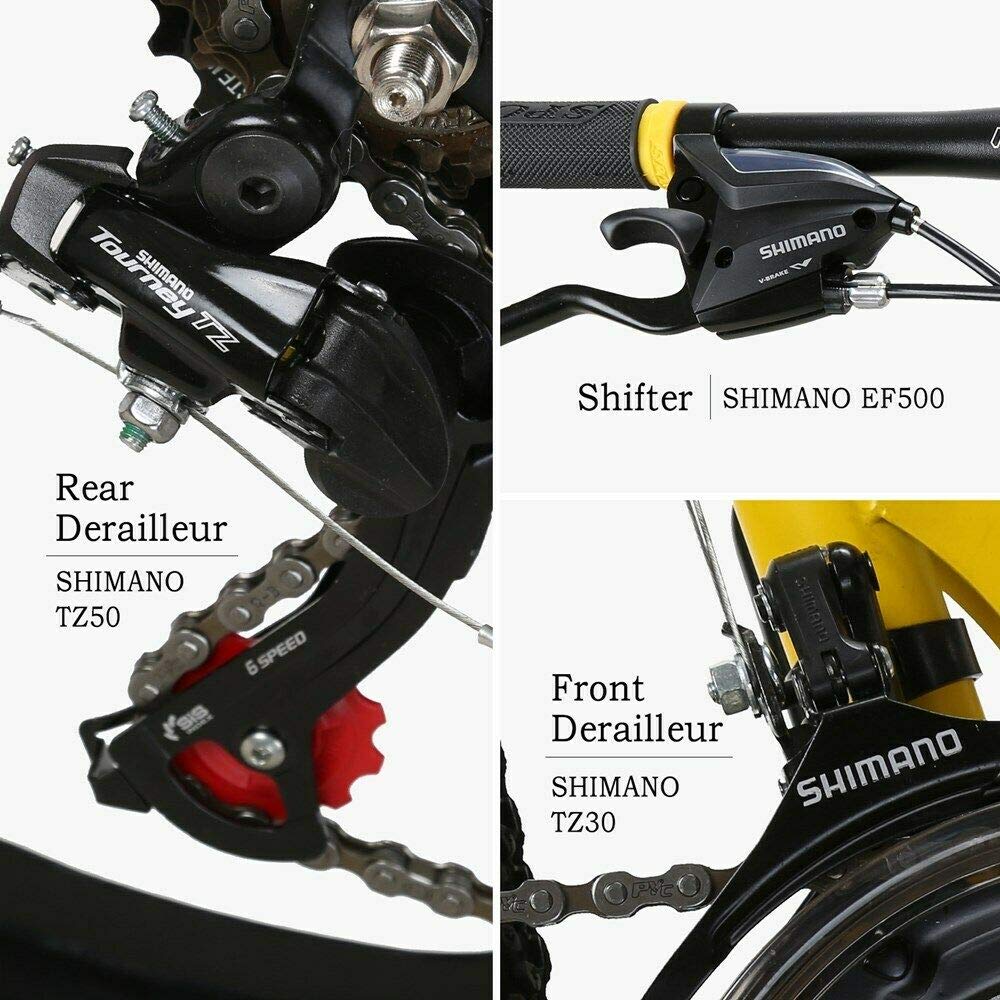 EUROBIKE 26 Inch Mountain Bike Folding Bicycle 21 Speed 3 Colors (G6 Green)