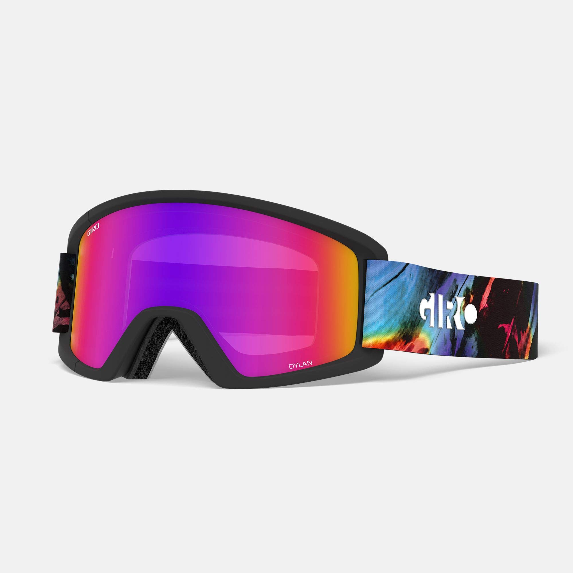 Giro Dylan Ski Goggles - Snowboard Goggles for Women & Youth - Tropic Strap with Grey Cobalt/Yellow Lenses