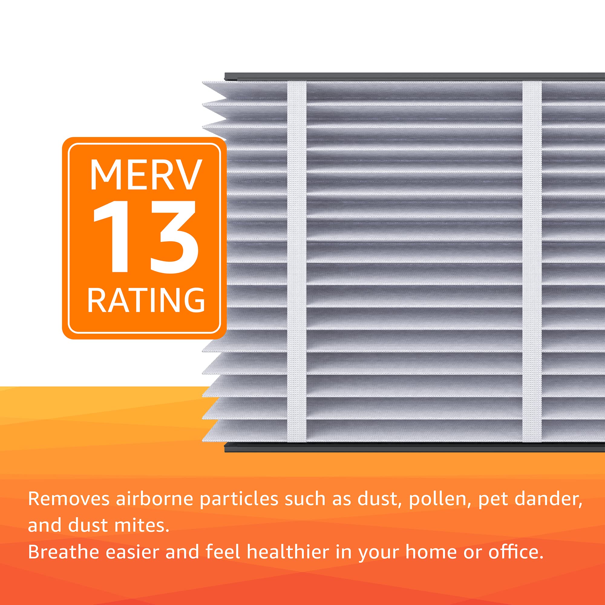 Replacement Filter for Aprilaire 213, Compatible with Air Purifier 1210, 1620, 2120, 2210, 2216, 3210, 4200, MERV 13 Collapsible 20x25x4 Air Filter, 3 Count