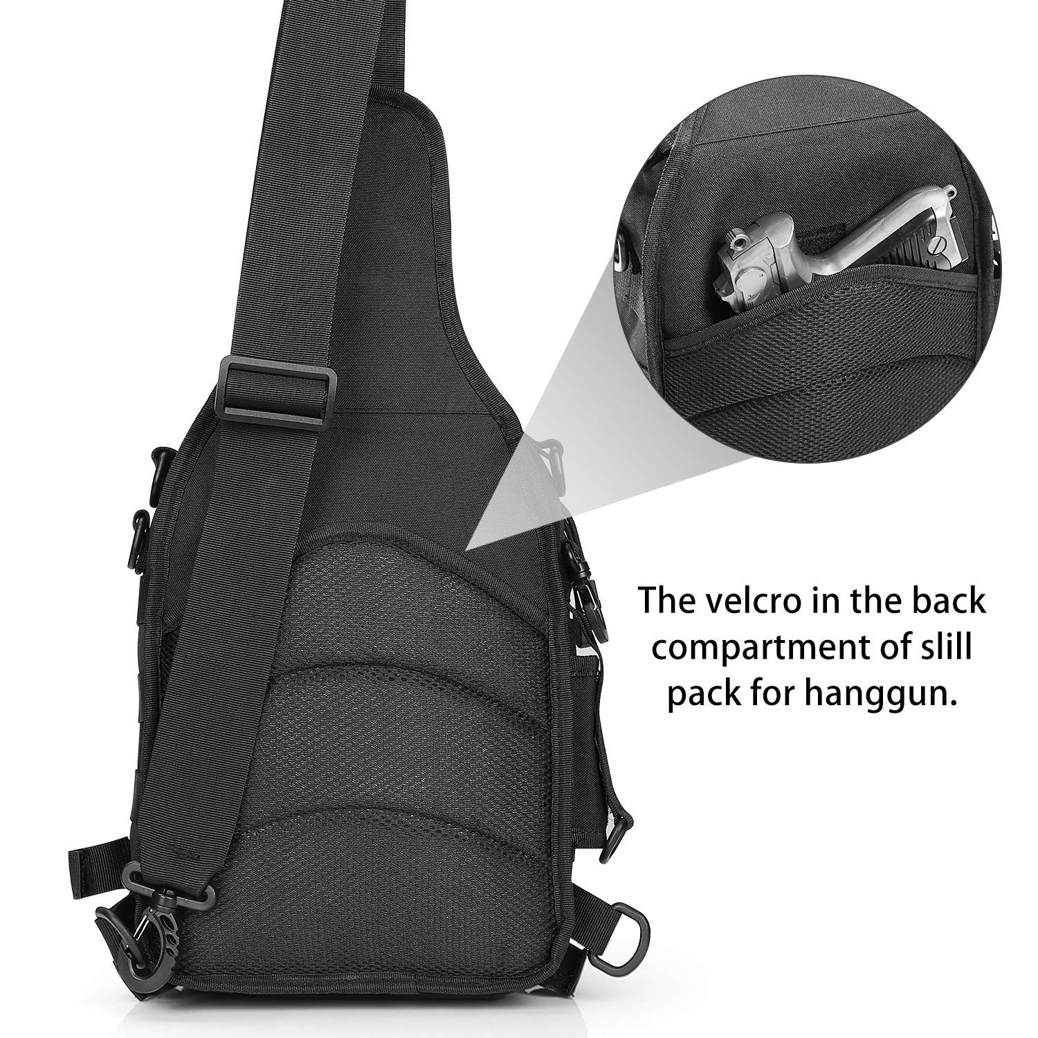 G4Free Big Tactical Sling Backpack Fishing Tackle Backpack
