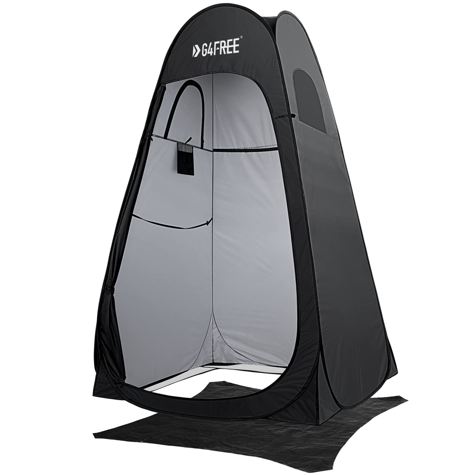 G4Free Pop Up Privacy Shower Tent Portable Outdoor Changing Room Camping Toilet Sun Shelter with Carry Bag(Green)